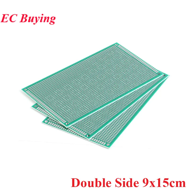 9x15cm-Universal-Double-Side-Glass-Fiber-Green-PCB-Hole-Pitch-Standard ...