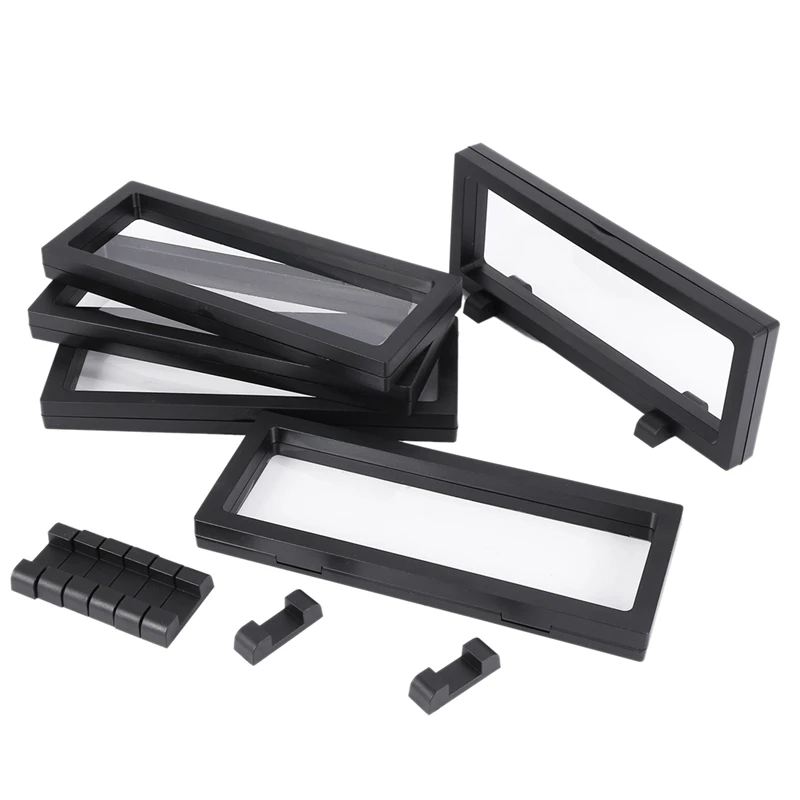 5-Piece-Set-Of-3D-Display-Cases-Transparent-Plastic-Display-Frames-For ...