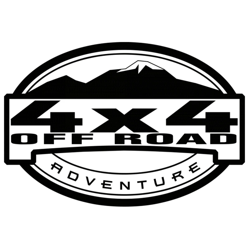 Funny 4x4 Off Road Adventure Car Sticker Automobiles Exterior ...