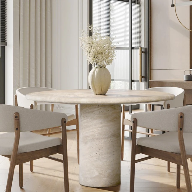 Travertine Dining Room Table