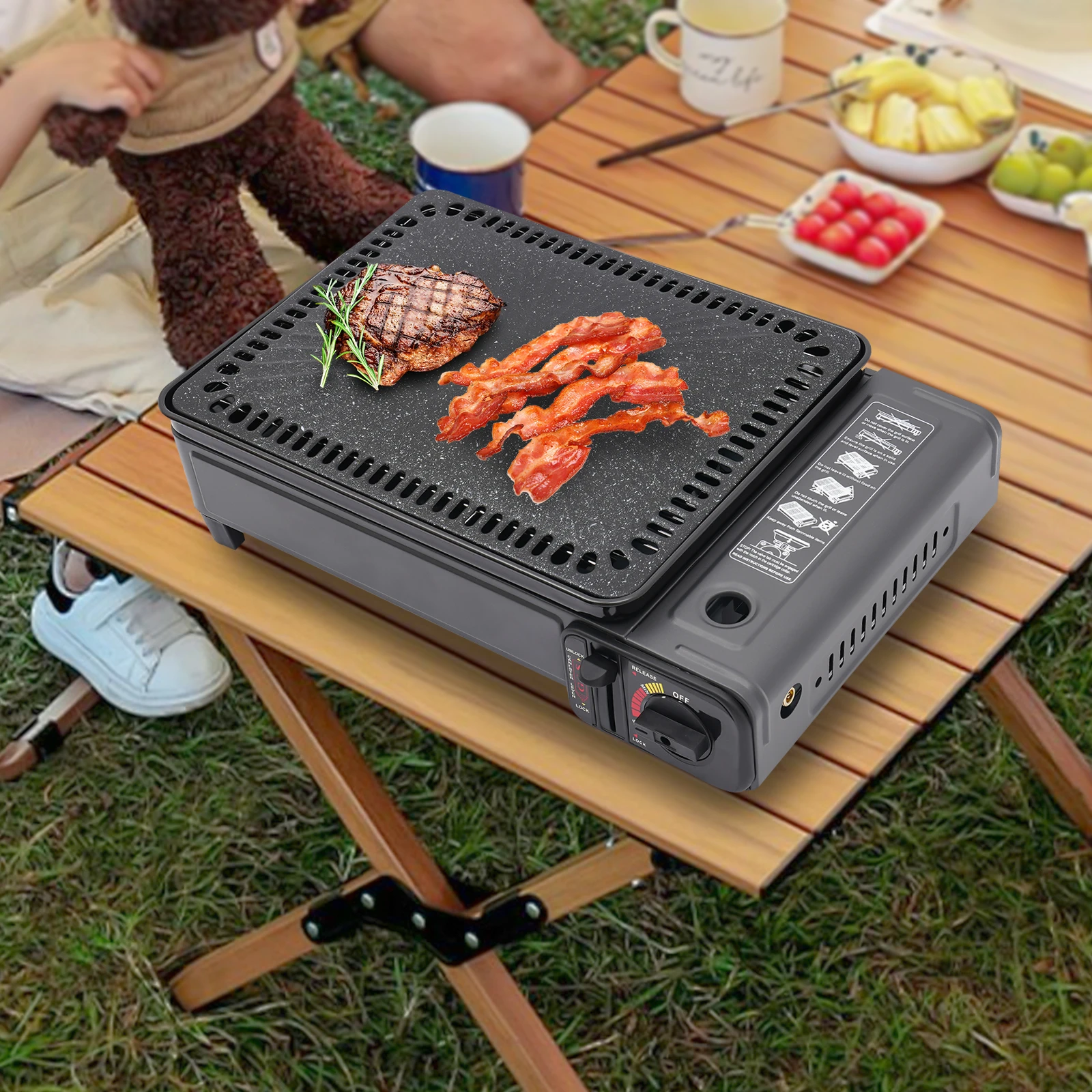 BBQ-Grill-Portable-Grill-A-portable-butane-gas-stove-suitable-for ...