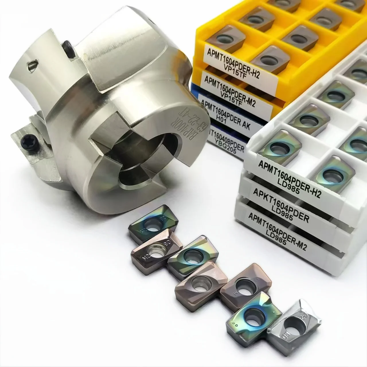 BAP400R-50mm-63mm-80mmEnd-mill-90-Right-Angle-Shoulder-Face-Mill-Cutter ...