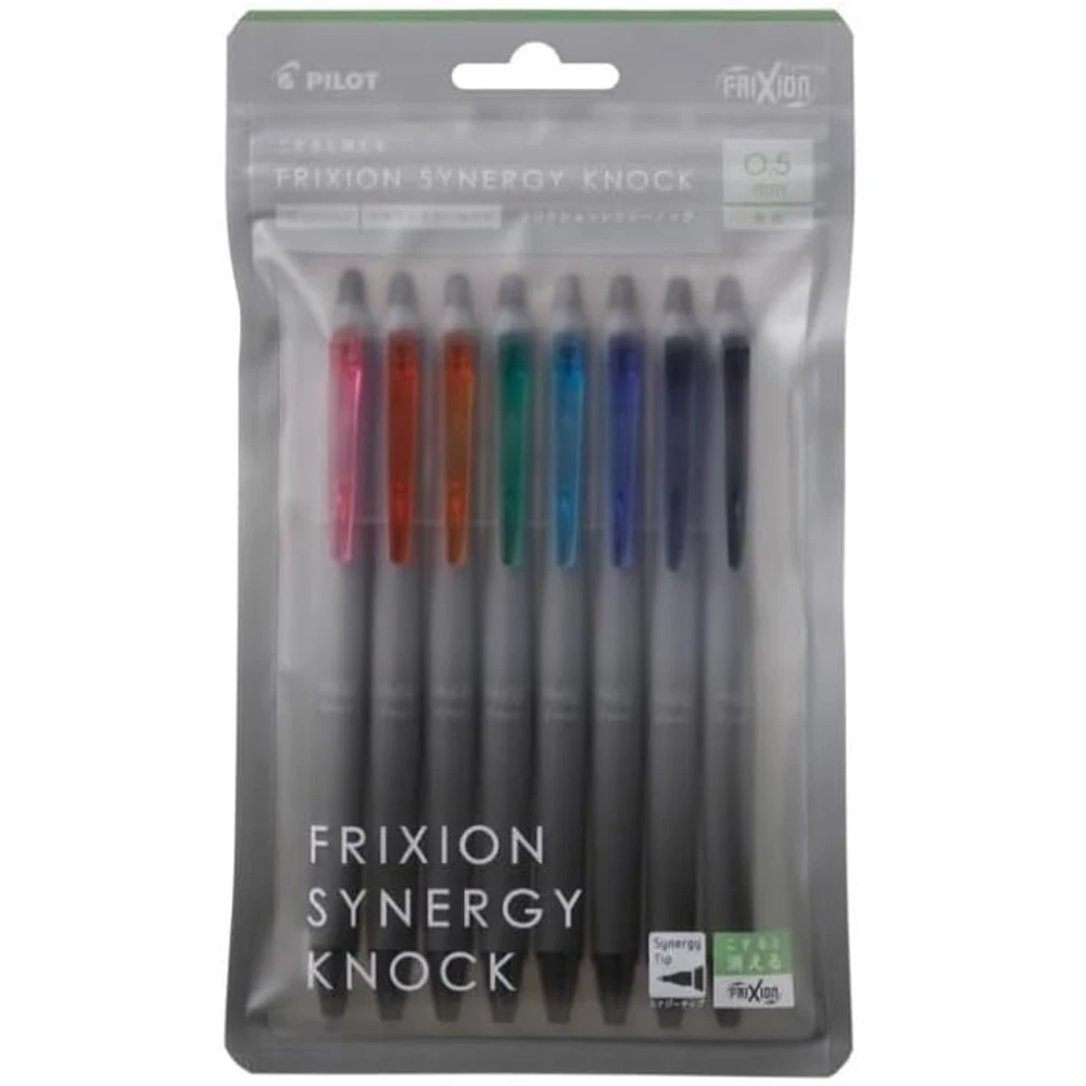 Pack of 8 Colors ,Pilot Ballpoint Pen Set Frixion Synergy Nock 0.5mm ...
