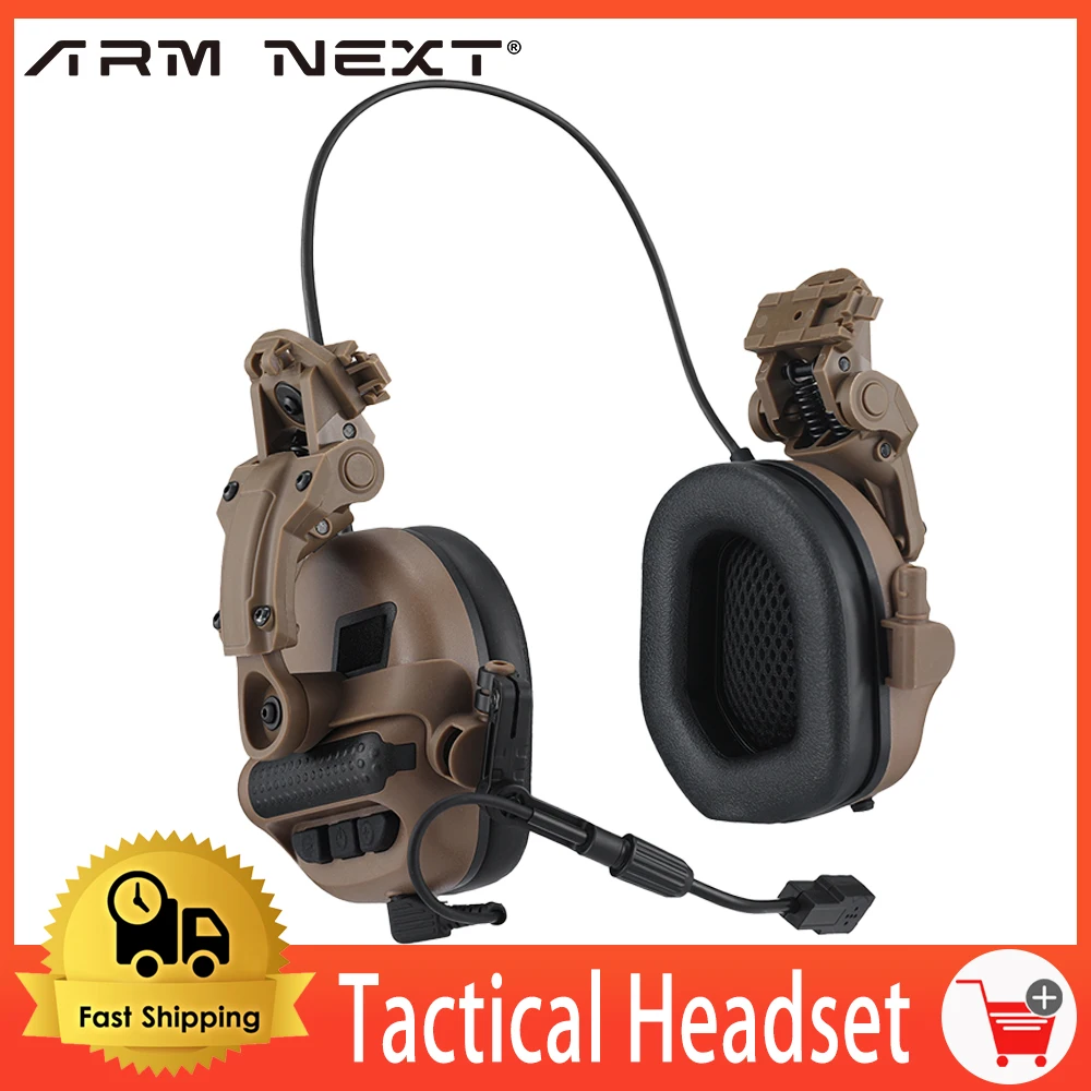 Tactical-Headset-Mobile-Helmet-Earphone-for-Military-Headset-Hunting ...