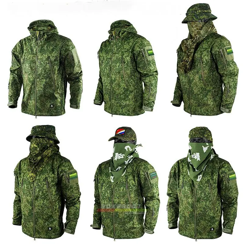 Russian EMR Camouflage Charge Clothing Men's Coat Outdoor Spring and ...