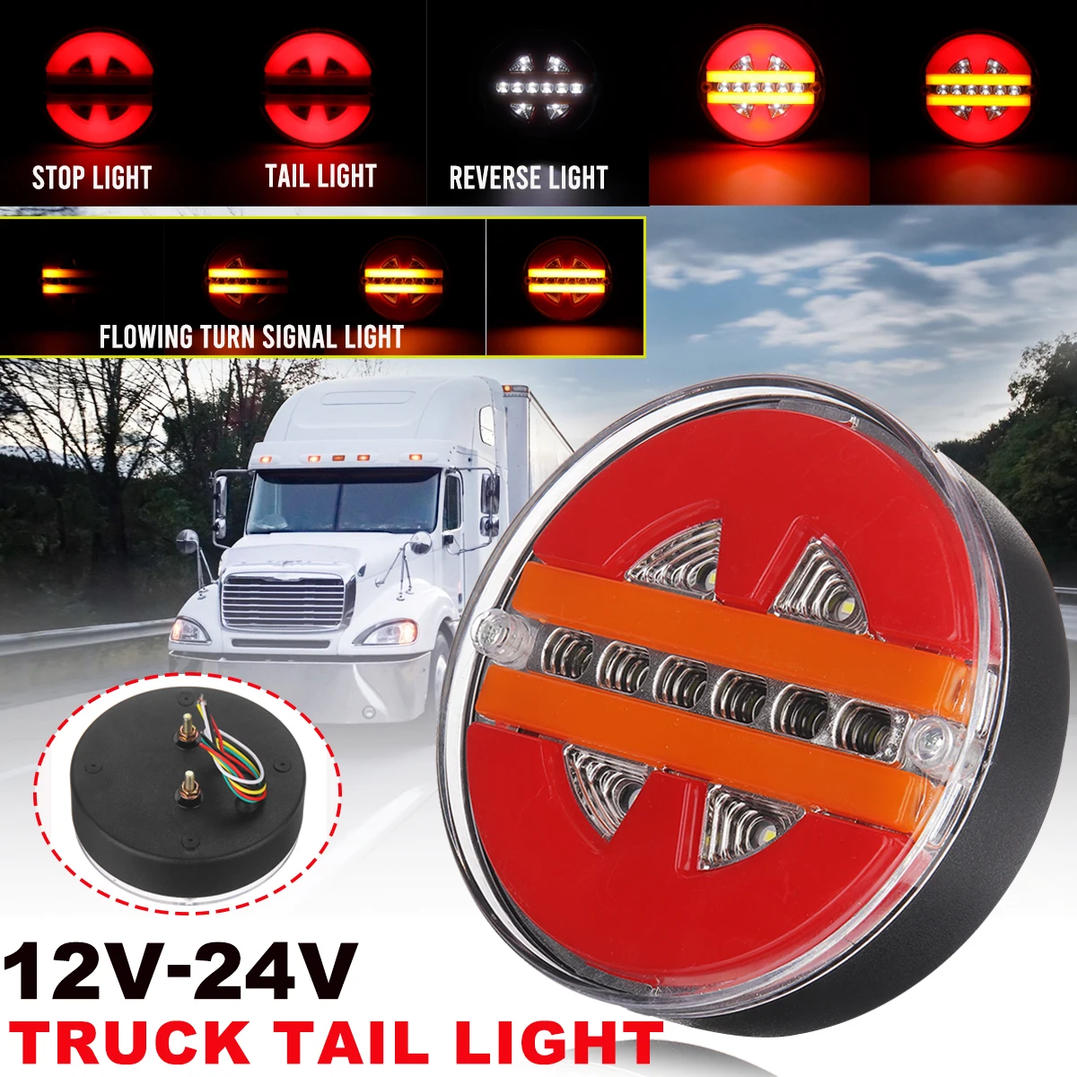 12V-24V-Car-Truck-LED-Rear-Tail-Light-Brake-Reverse-Turn-Signal-Lamp ...