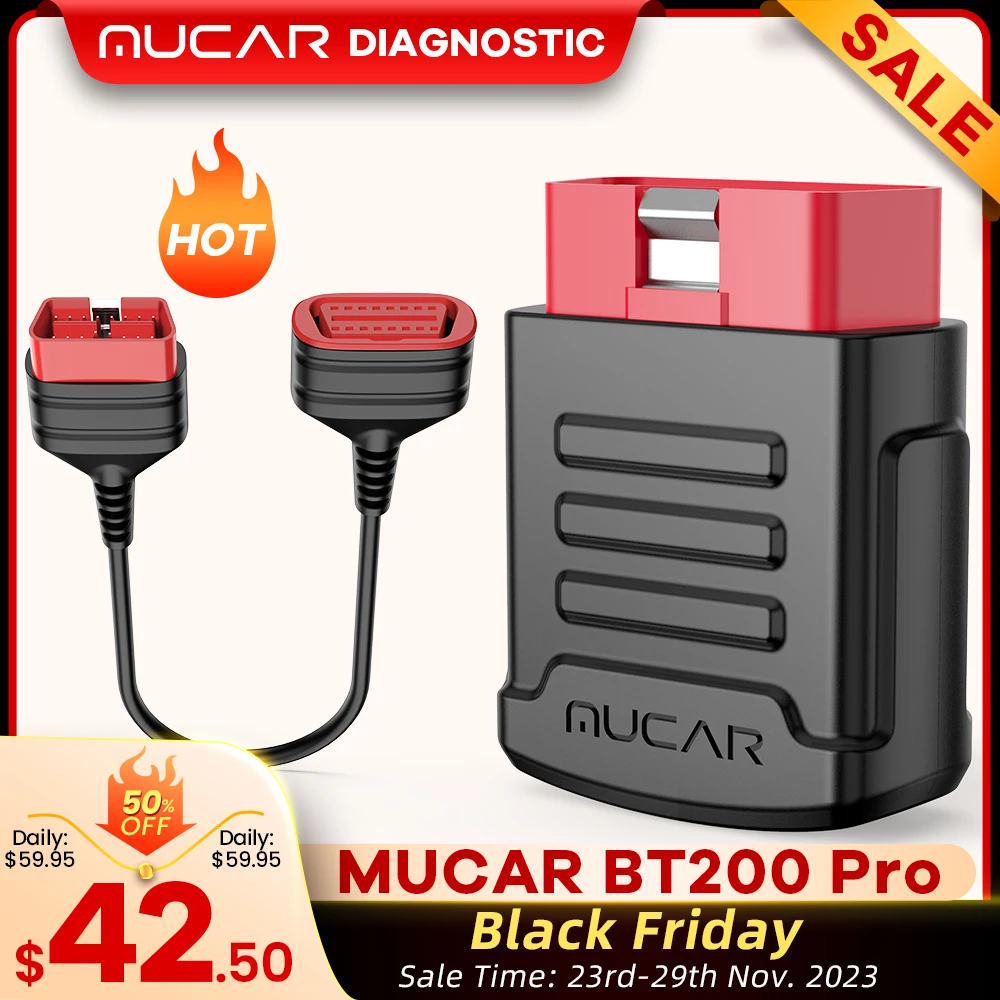 MUCAR-BT200-BT200-Pro-Obd-2-herramientas-de-diagn-stico-automotriz-Mucar-BT200-Bluetooth-obd2 ...