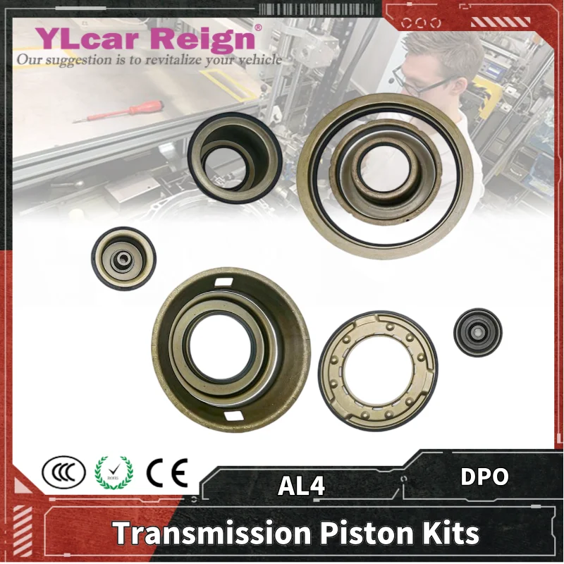 AL4 DPO DP0 Automatic Transmission Gearbox Piston Kits Repair Kit for 4 ...