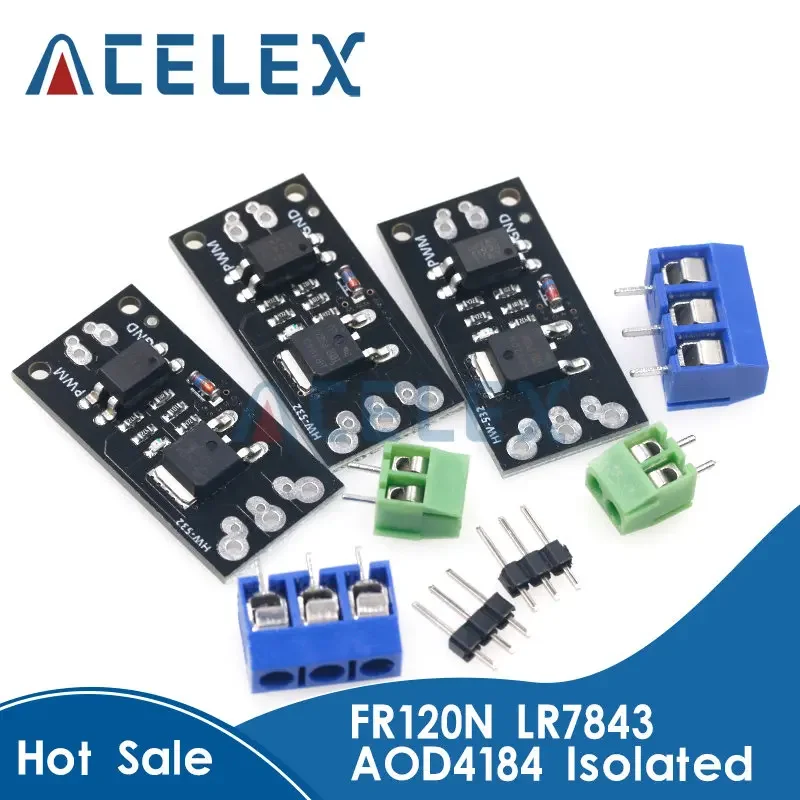 10PCS-FR120N-LR7843-AOD4184-D4184-Isolated-MOSFET-MOS-Tube-FET-Module ...
