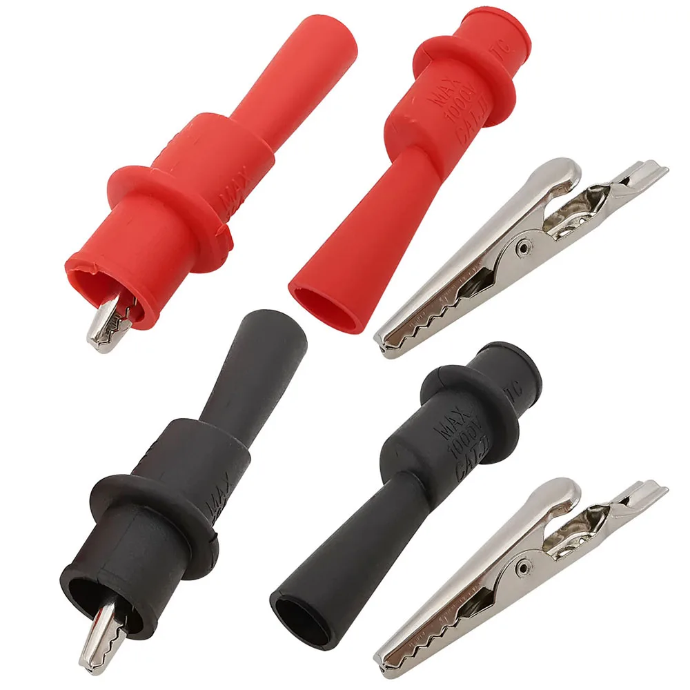10A-Alligator-Clips-Insulated-Crocodile-Testing-Clamp-For-Multimeter ...