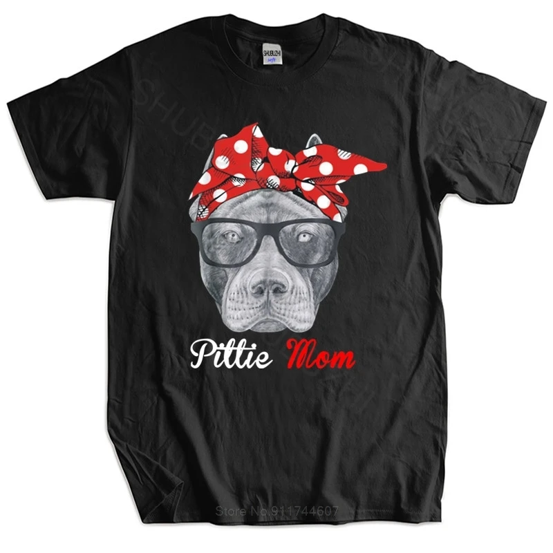 Pittie-Mom-Shirt-For-Pitbull-Dog-Loves-Mothers-Day-Gif-Shirt-New-T ...