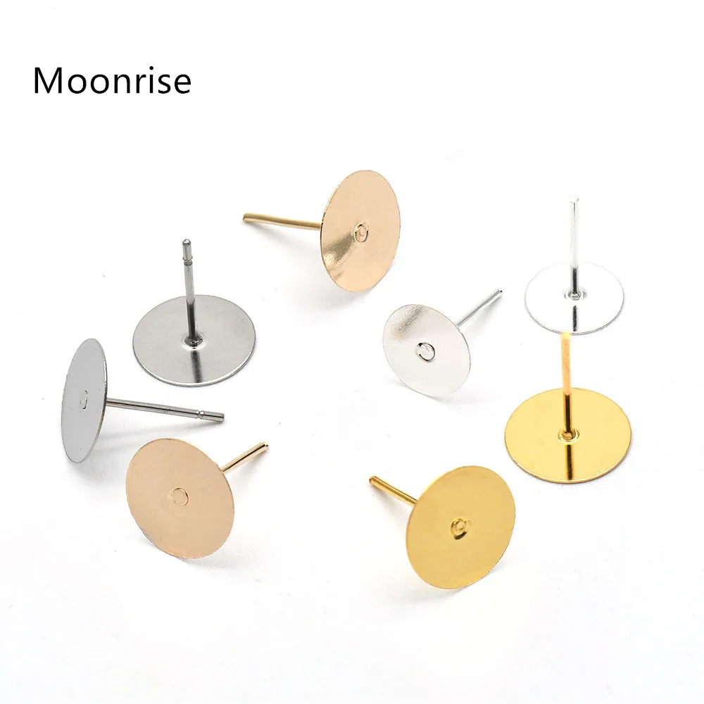 200pcs-Metal-Blank-Earring-Stud-Base-Fit-3-4-5-6-mm-Gold-Plated-Earring ...