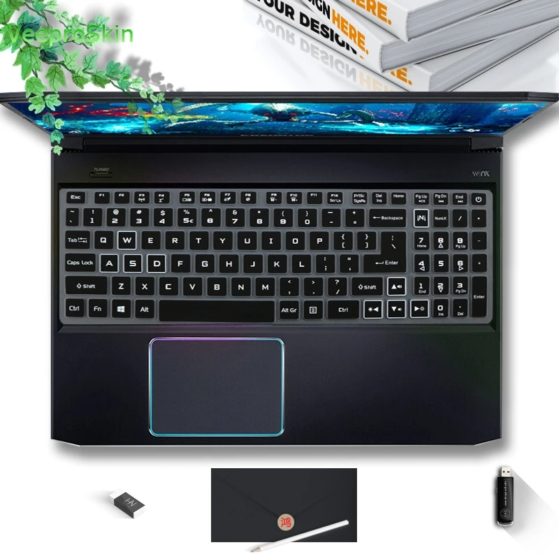 Keyboard-Cover-Skin-Silicone-Notebook-Laptop-For-Acer-Nitro-5-An517-53 ...