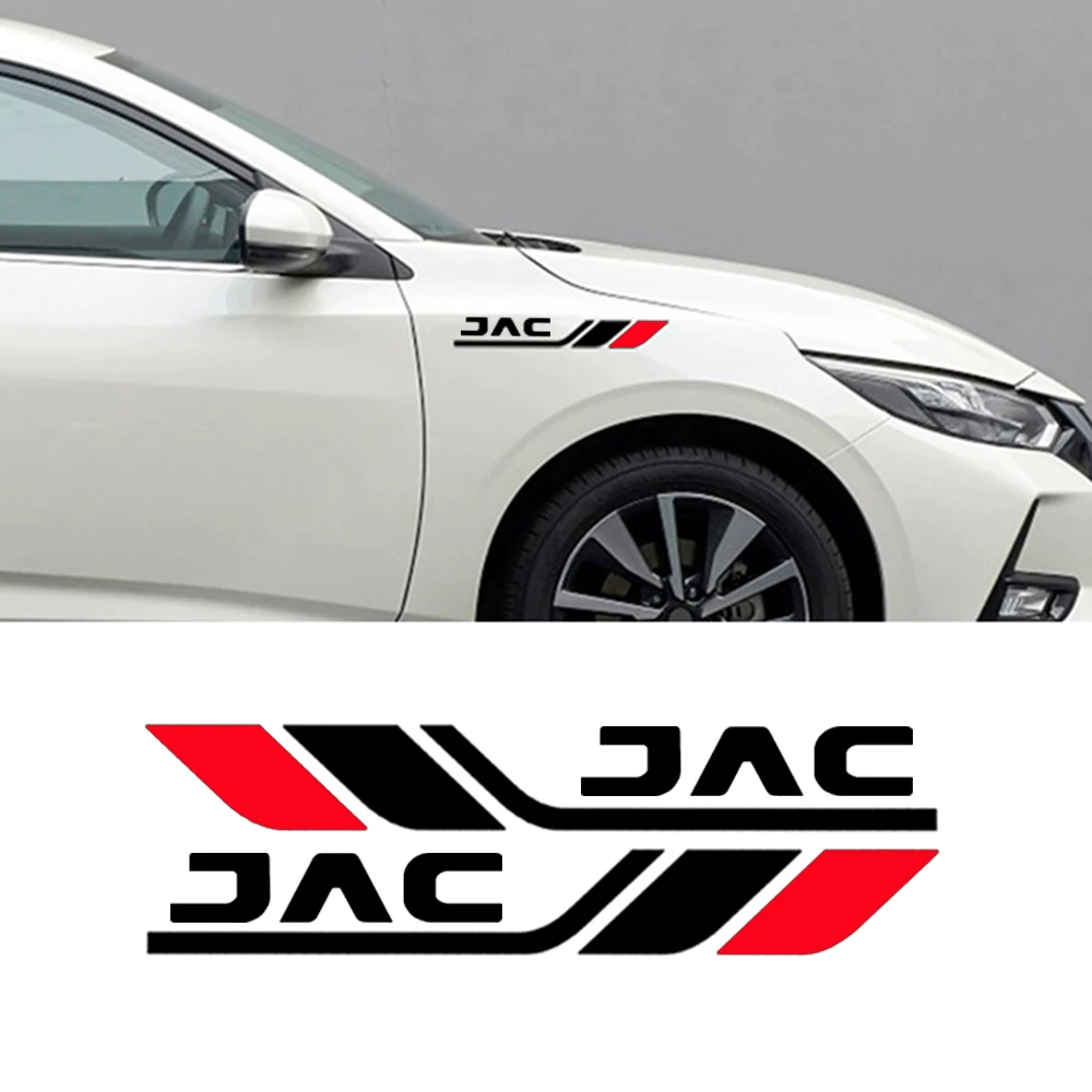 2PCS-Car-side-stickers-For-JAC-Decorative-Bumper-Leaf-Plate-Door-Vinyl ...