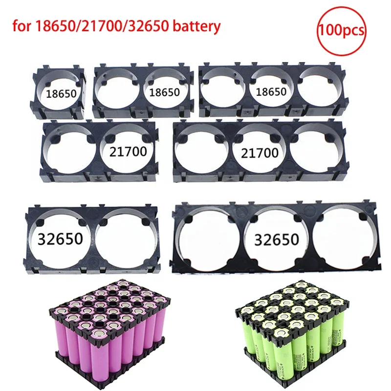 Wholesale-100pcs-18650-21700-26650-32650-Lithium-Battery-Bracket-12V ...