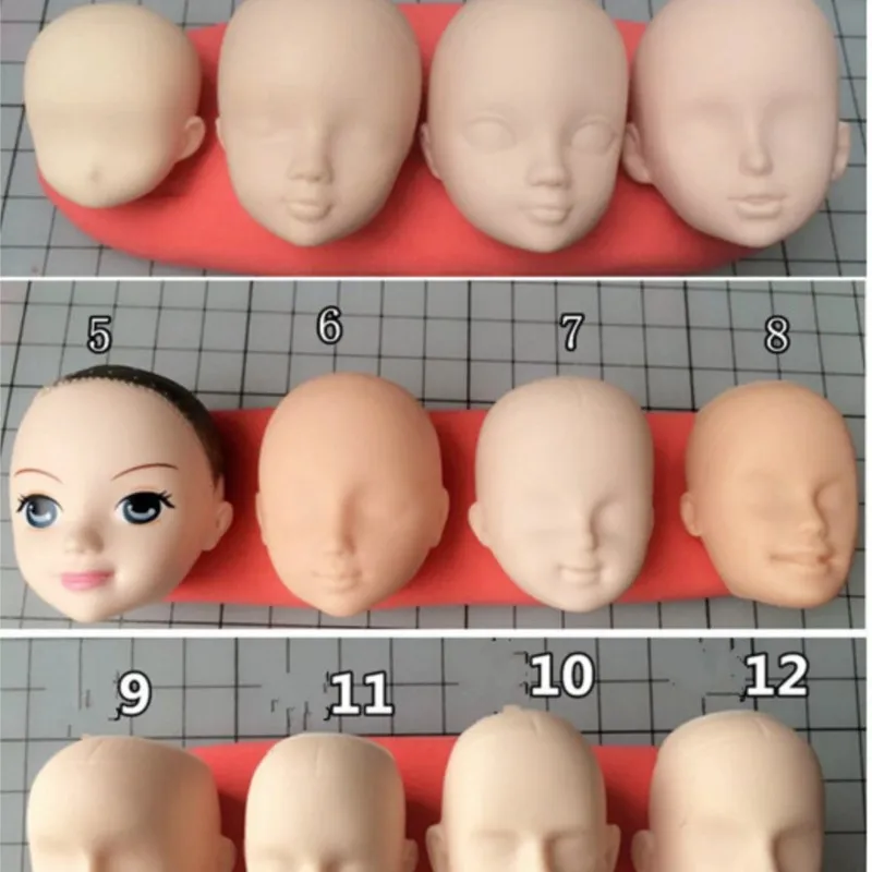 Face The Mold Silicone Baby Face Mold Silicone Aroma Stone Moulds Food ...