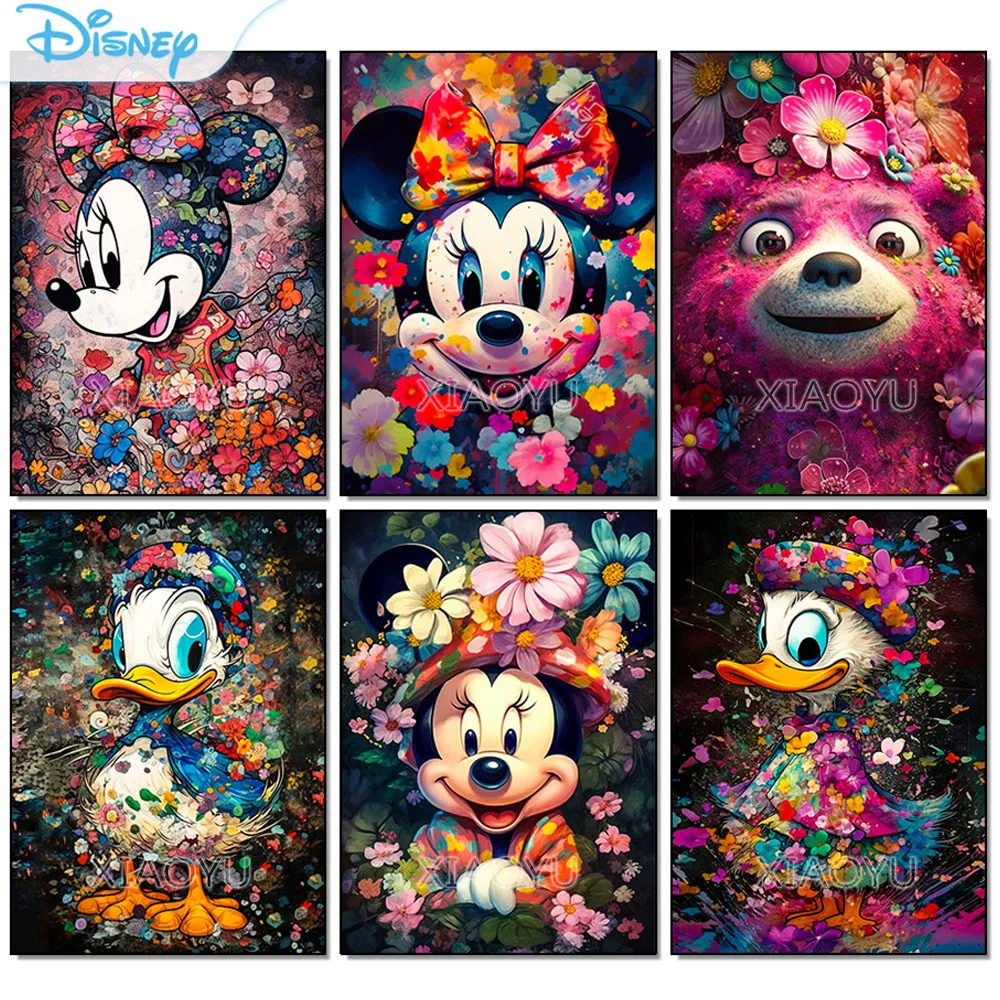 Disney-Diamond-Painting-Cross-Stitch-Cartoon-Donald-Duck-Mickey-Mouse ...