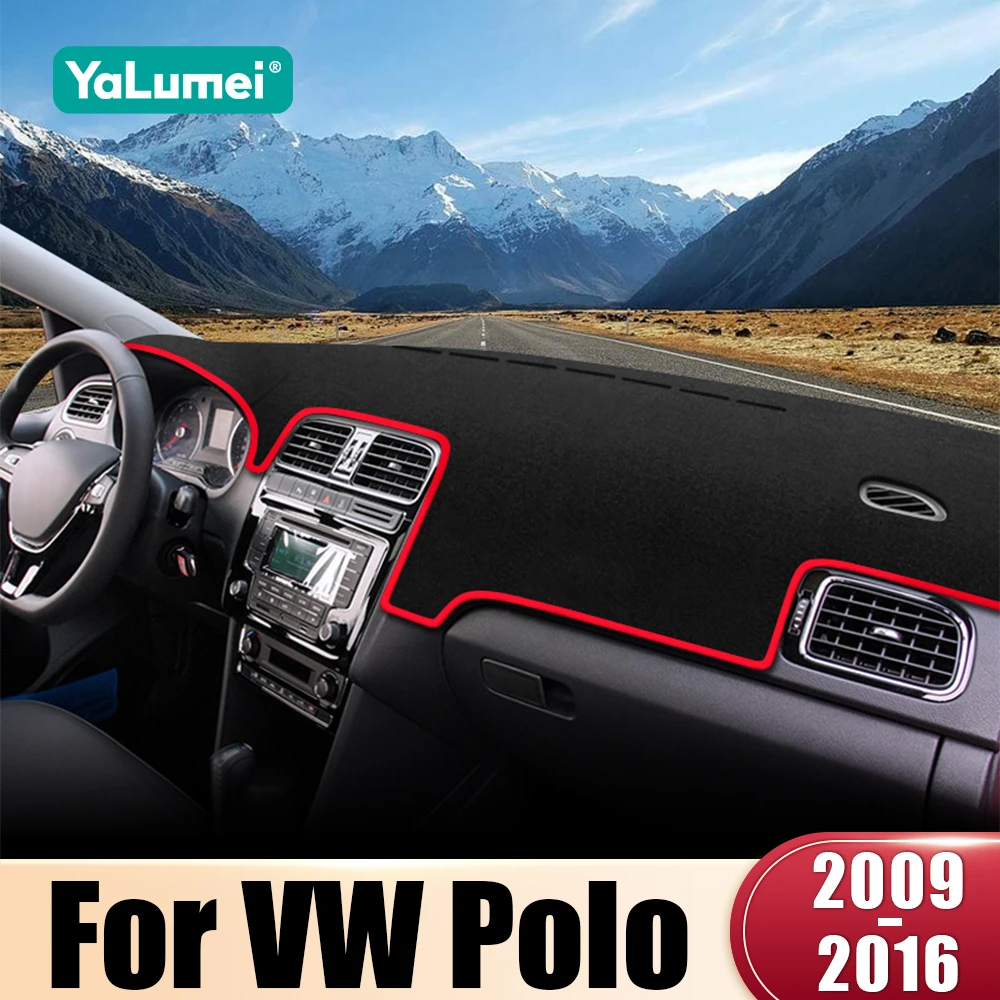 Car Dashboard Cover For Volkswagen VW Polo 6R 6C 2009 2010 2011 2012 ...