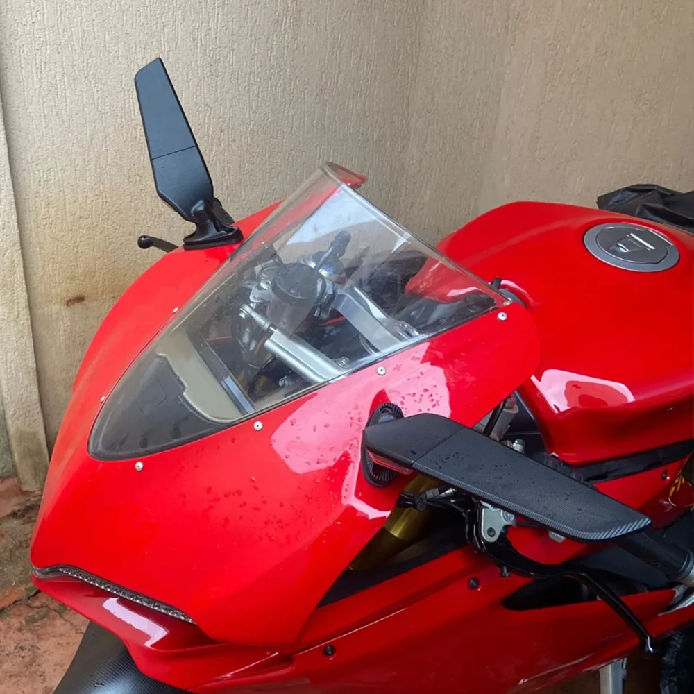 For Ducati Supersports Motorcycle Stealth Winglet Mirrors Side ...