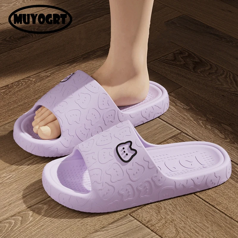Cute-Cat-Print-Women-Slippers-Home-Indoor-Slides-Men-Women-Flat ...