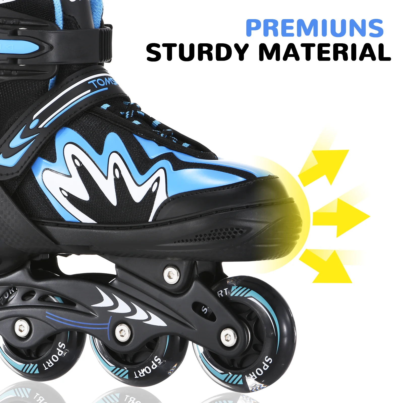 Bezaubernde Rollerblades für Kinder mit leuchtenden Rädern - Spiele Max