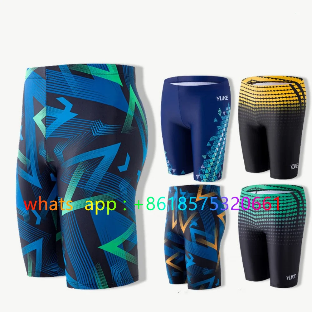 New-Men-Swim-Jammer-Swimming-Trunks-Professional-Swim-Surf-Trunks-Beach ...