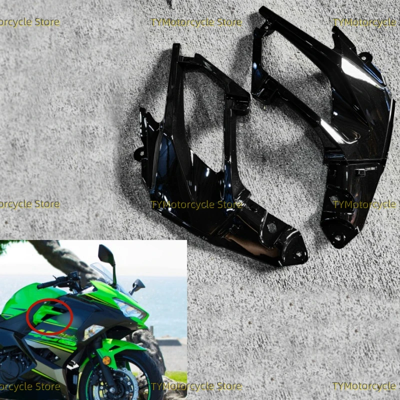 Bright-Black-Gas-Tank-Air-Intake-Vent-Fairing-Fit-For-Kawasaki-Ninja ...