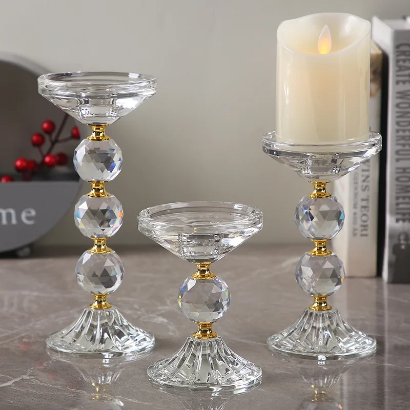 Crystal-Glass-Candlestick-European-Style-Wedding-Candlestick-Candle ...