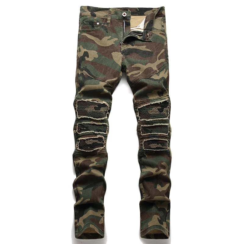 Camouflage-Soldier-Streetwear-Ripped-Denim-Pants-Trend-Brand-Trousers ...