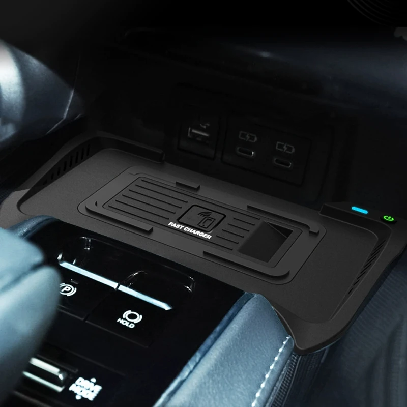 Car-wireless-charger-15w-center-console-phone-charger-fast-charging ...