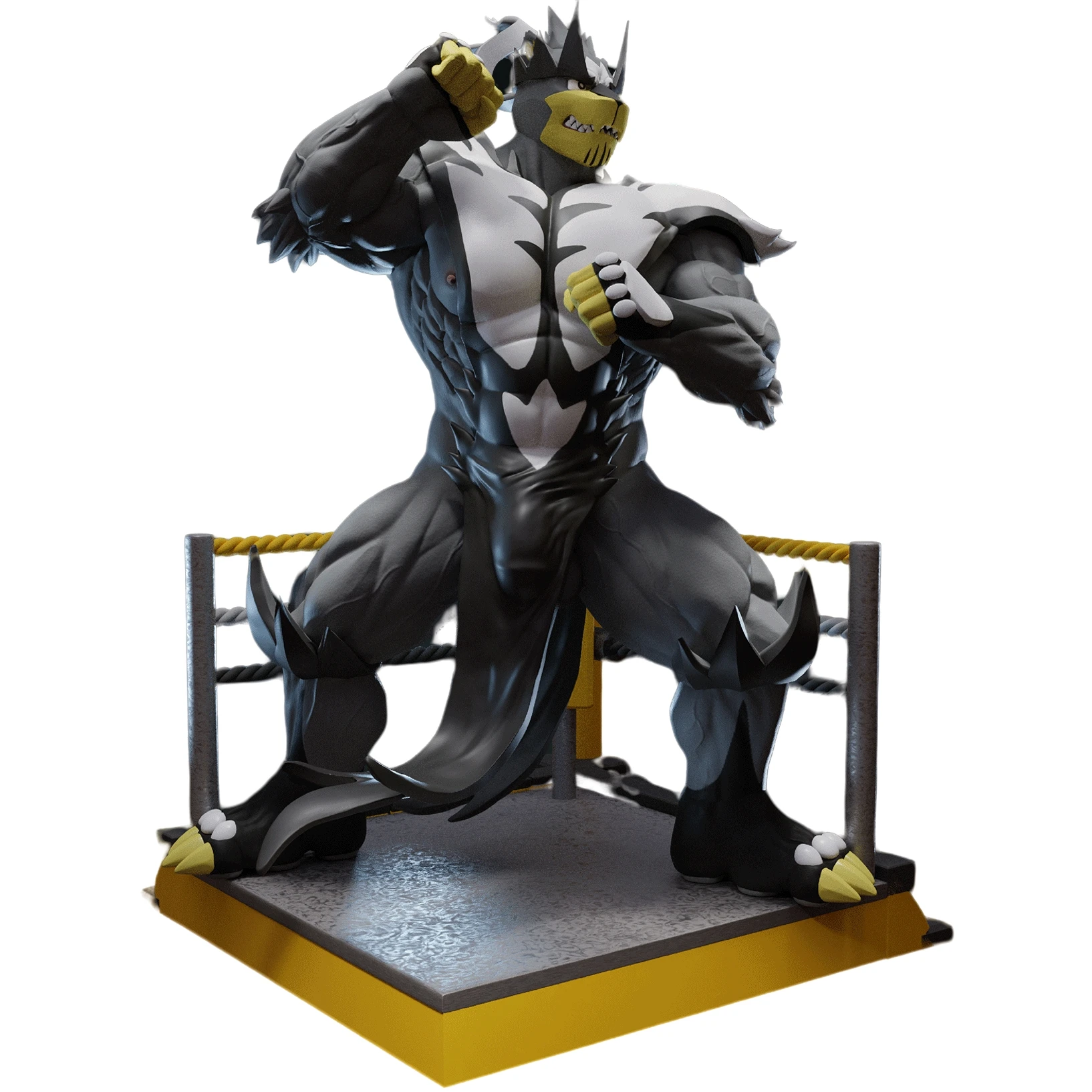 25Cm-Shibadon-Studio-Gk-Pokemon-Urshifu-Anime-Action-Figure-Limited ...