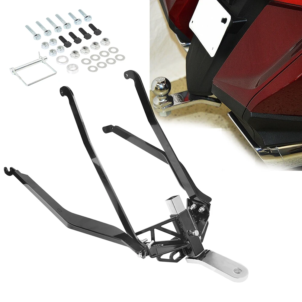 Motorcycle Hidden Trailer Hitch Carrier Tow Dolly Hauler Hitch Rack For ...