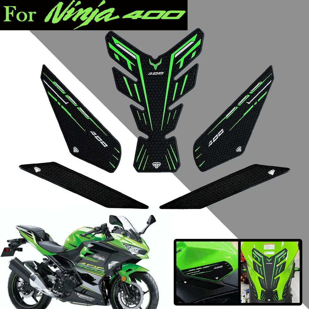 3D Rubber Fuel Tank Pad Anti-slip Protector Motorcycle Sticker Decal ...