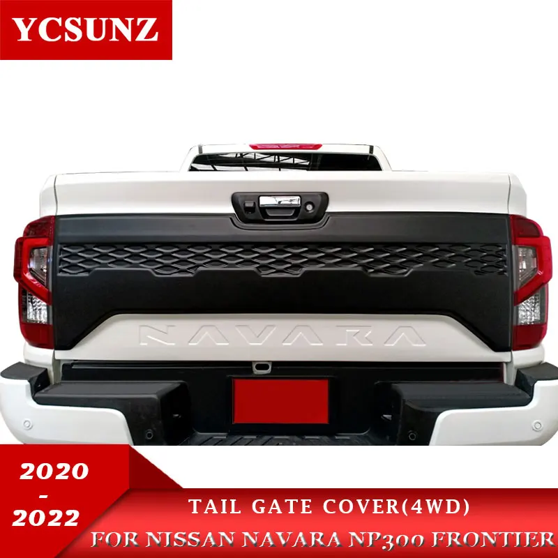 Tail Gate Cover Accessories For Nissan Navara NP300 2020 2021 2022 4WD ...
