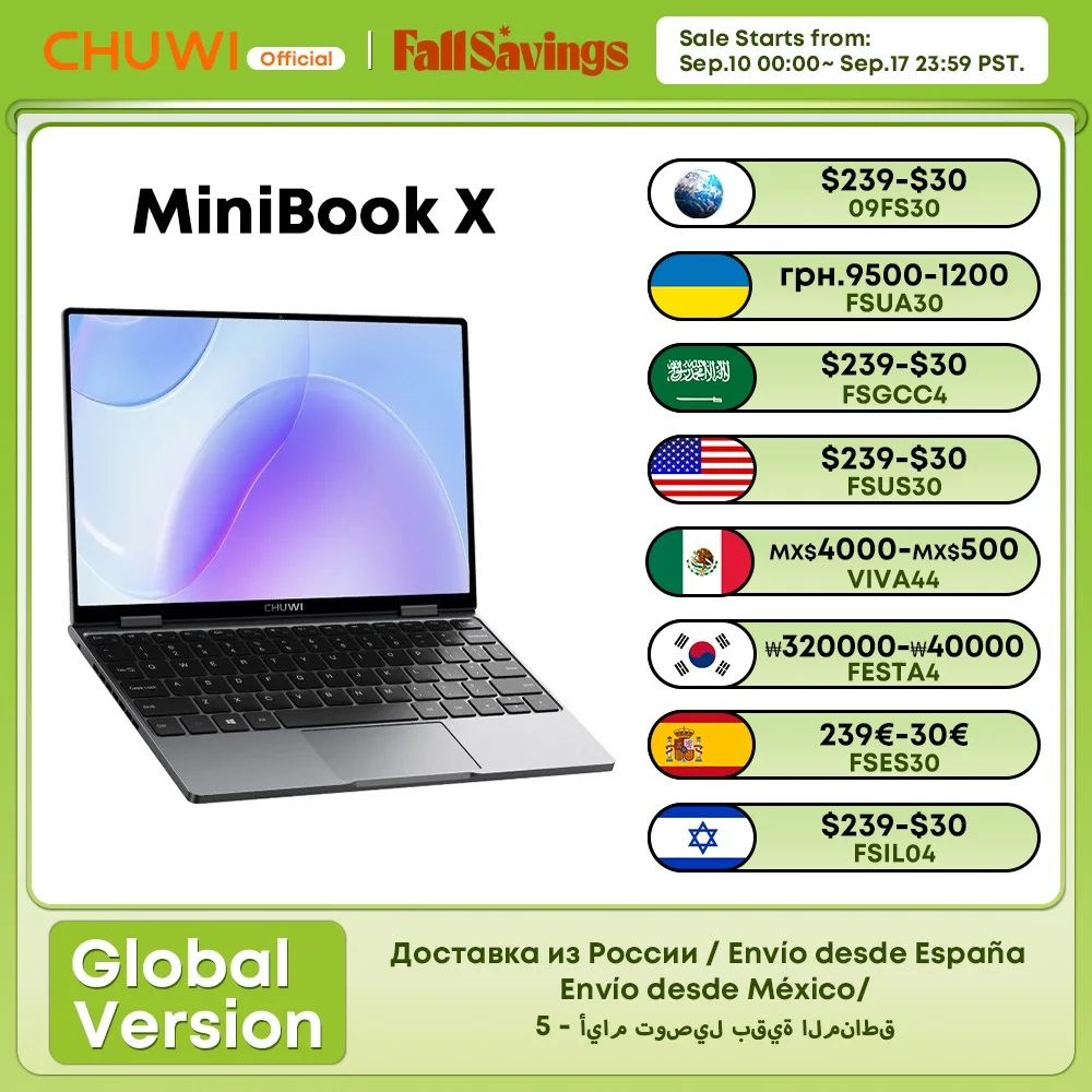 CHUWI-MiniBook-X-Laptop-Tablet-PC-2-In-1-12GB-LPDDR5-512G-SSD-Intel ...