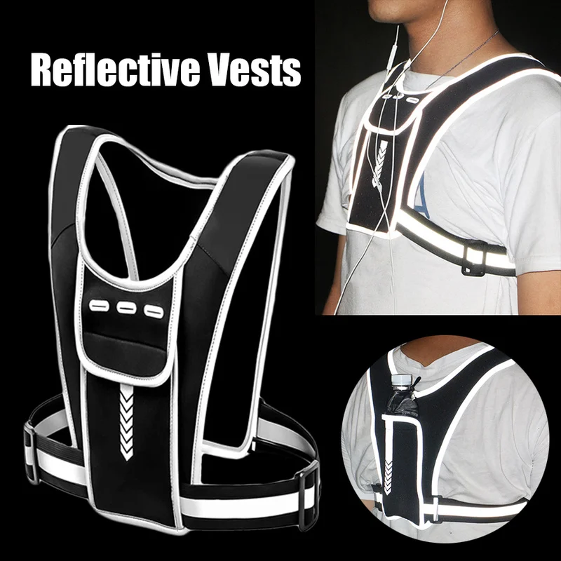 Night Reflective Vest Motorcycle Bicycle Night Riding Warning Vest ...