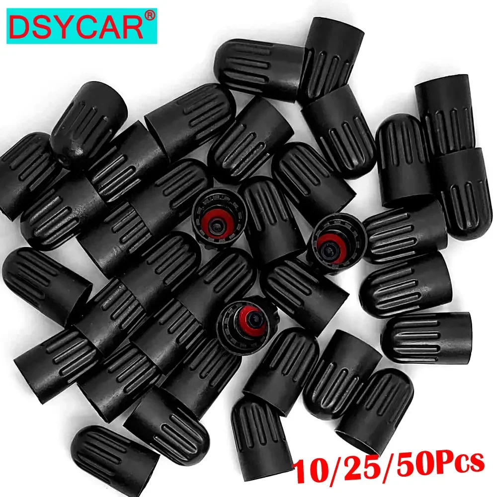 Black-Plastic-Tire-Valve-Stem-Caps-for-TR20008-TPMS-Universal-Tire ...