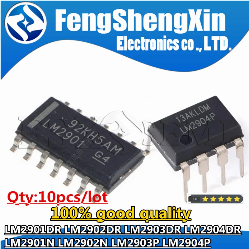 10pcs Lm2904dr Sop-8 Lm2904 Sop Lm2903dr Lm2903 Lm2902dr Sop-14 Lm2902 Lm2901dr Lm2901 Lm2904p ...
