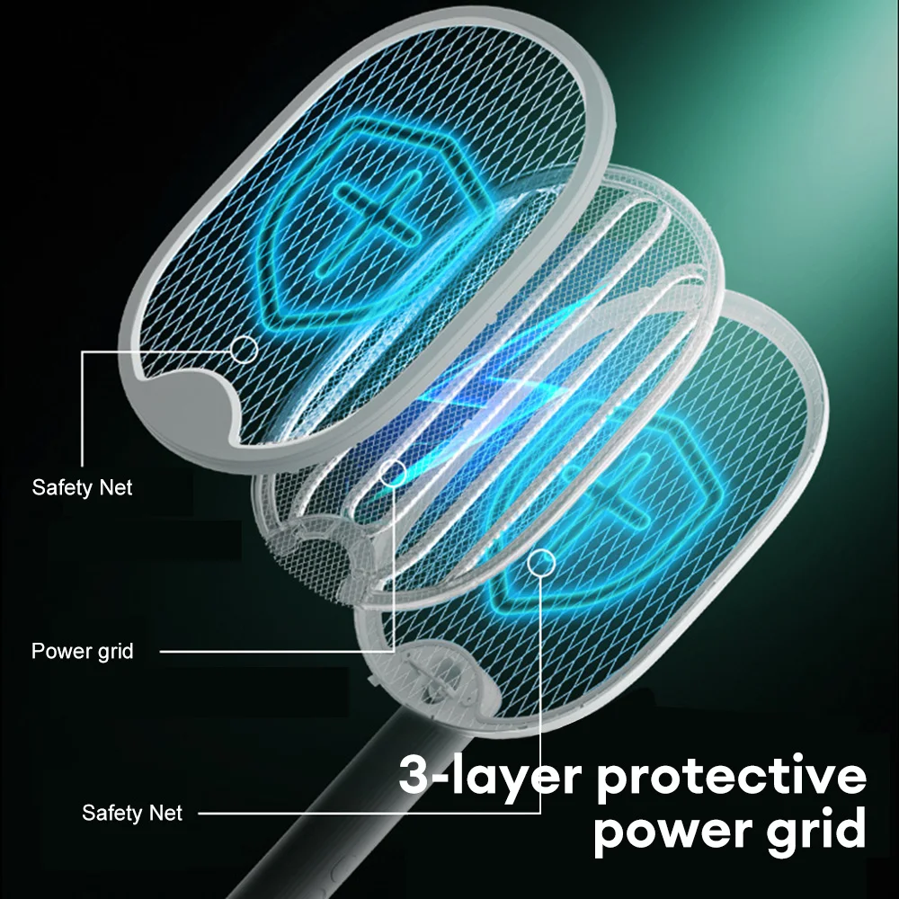 Foldable-Electric-Mosquito-Killer-Fly-Swatter-Trap-USB-Rechargeable ...