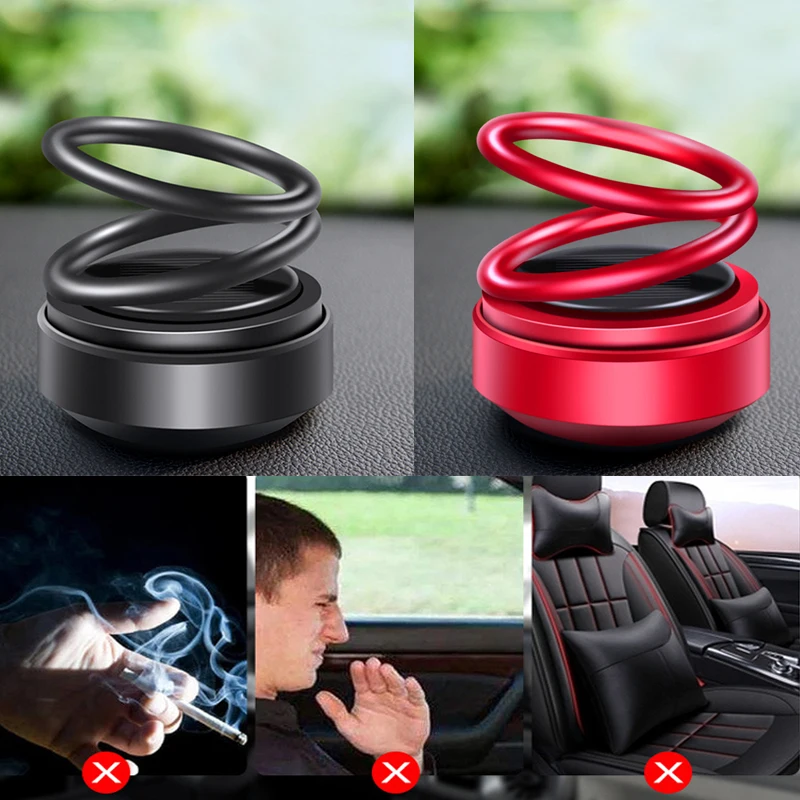 mtsooning Car Aromatherapy Diffuser Double Rings Rotary Air Freshener ...