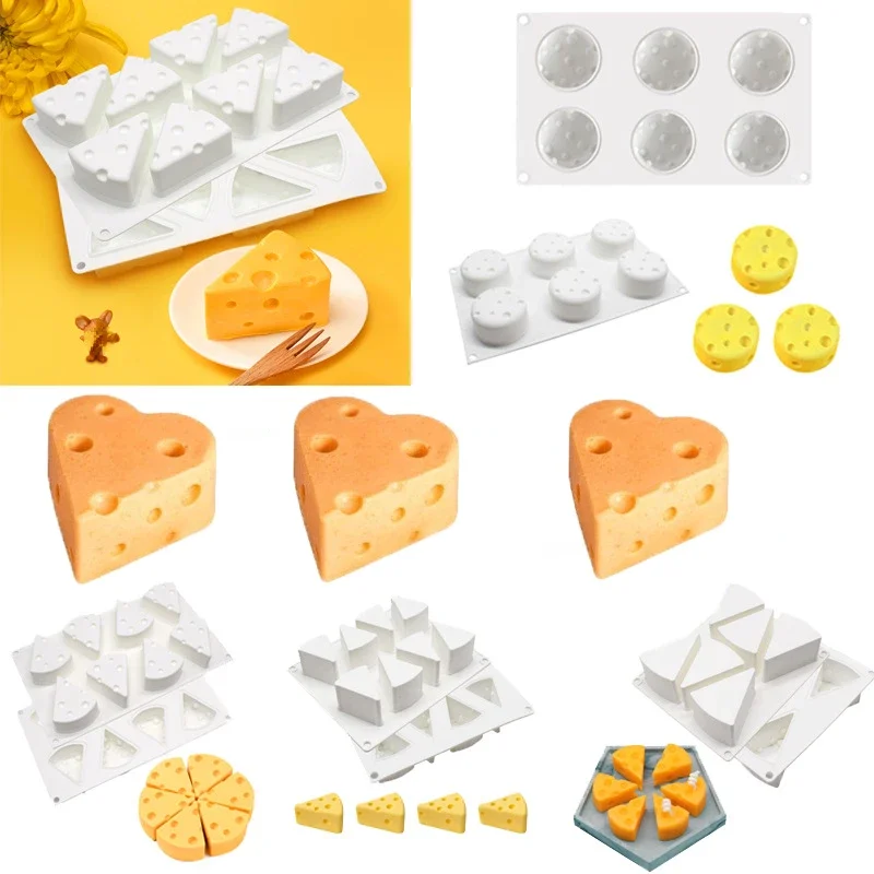 Various-Cheese-Chocolate-Silicone-Cake-Mold-Cheese-Mousse-Jelly-Baking ...