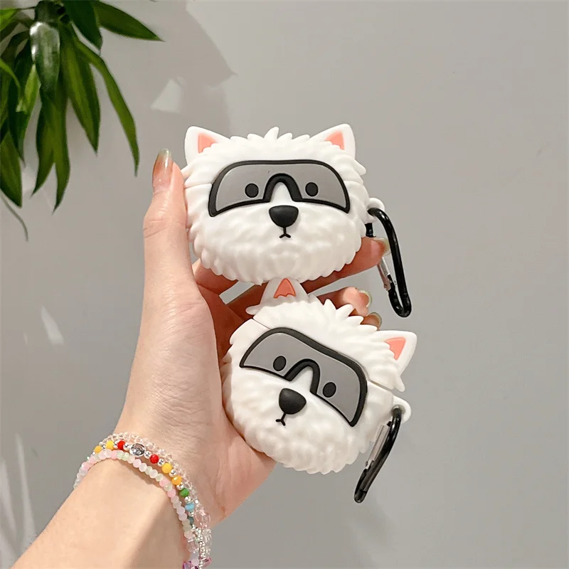 3D-West-Highland-White-Terrier-Earphone-Case-for-AirPods-Pro-2-Cover ...
