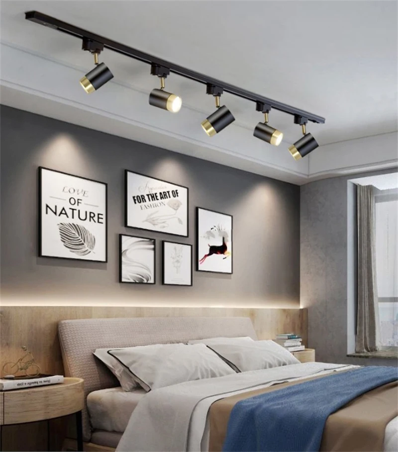 LED-Track-Light-Head-Adjustable-Tilt-Angle-Track-Lighting-Fixture-Black ...