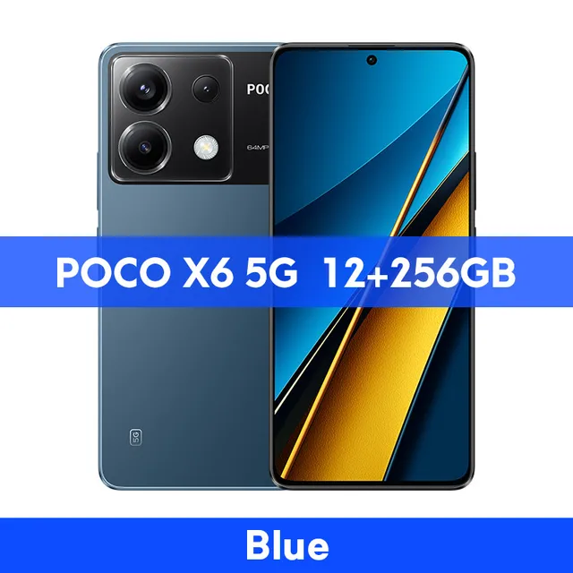POCO X6 5G Global Version Smartphone NFC Snapdragon 7s Gen 2 120Hz Flow ...