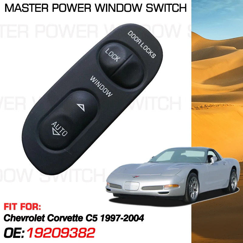 Electric-Power-Car-Window-Switch-19209382-7-Pins-For-Chevrolet-Corvette ...