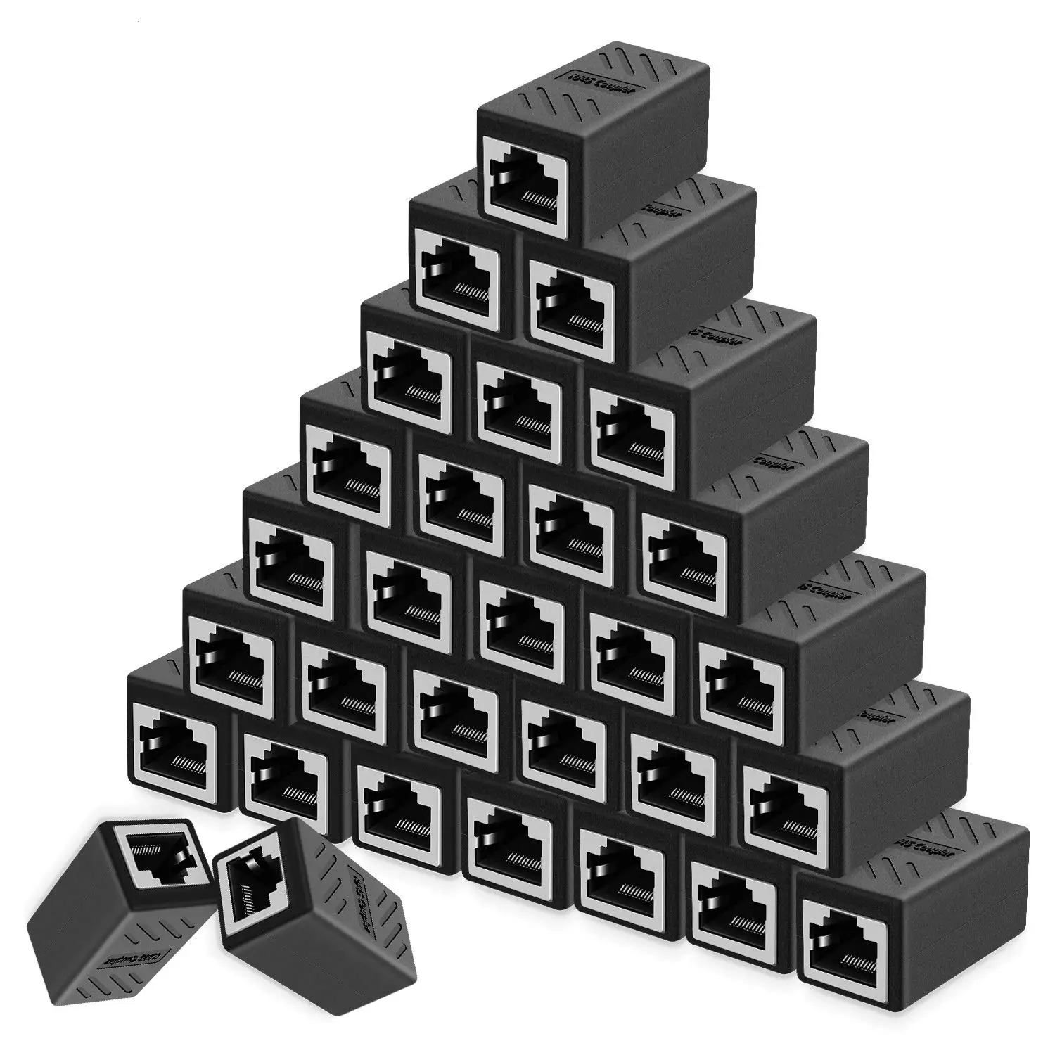 Extensor-de-Cable-Ethernet-de-5-20-piezas-acoplador-RJ45-cat-5-cat-6 ...