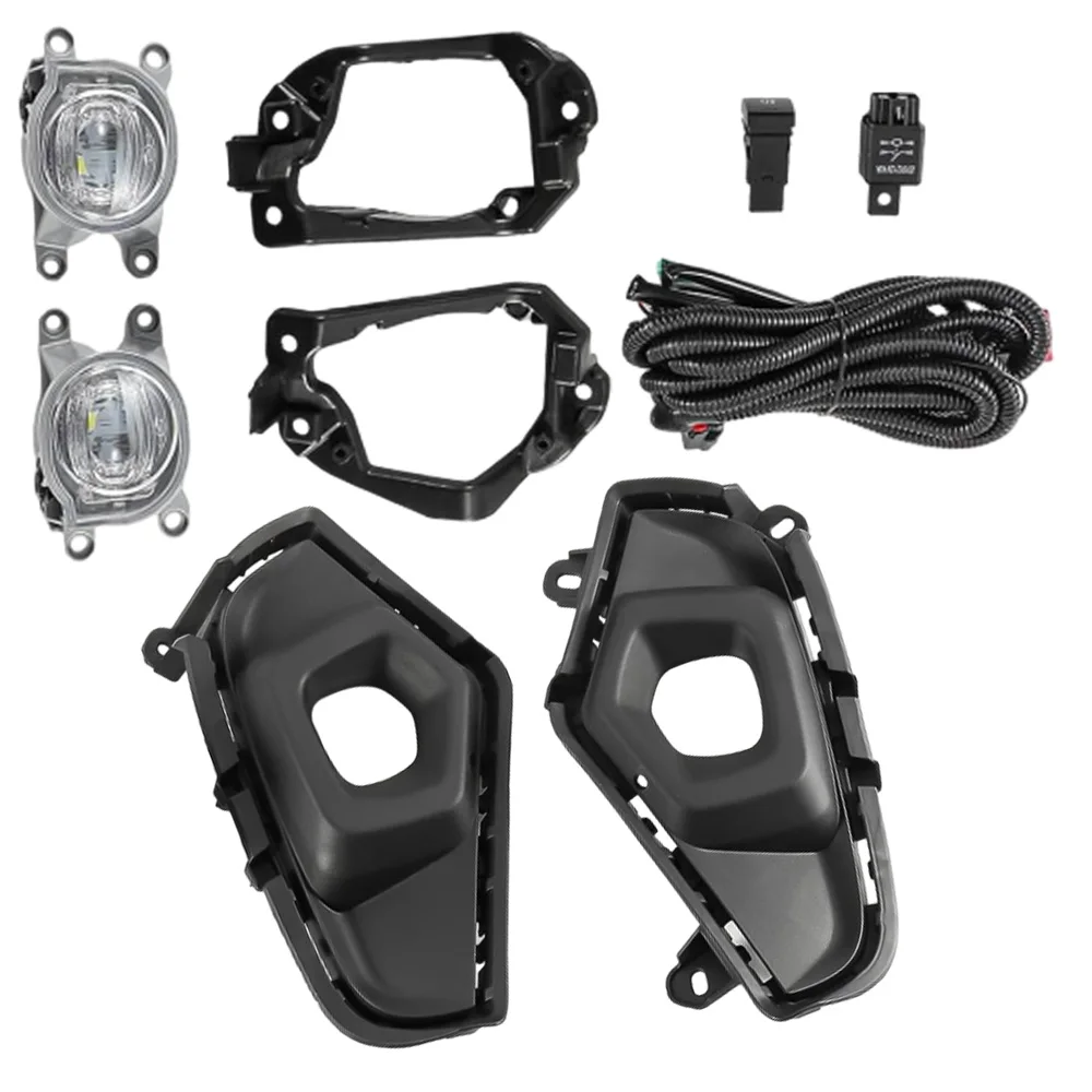 81210-47010 LED Front Bumper Fog Lights Kit For Toyota RAV4 LE XLE ...