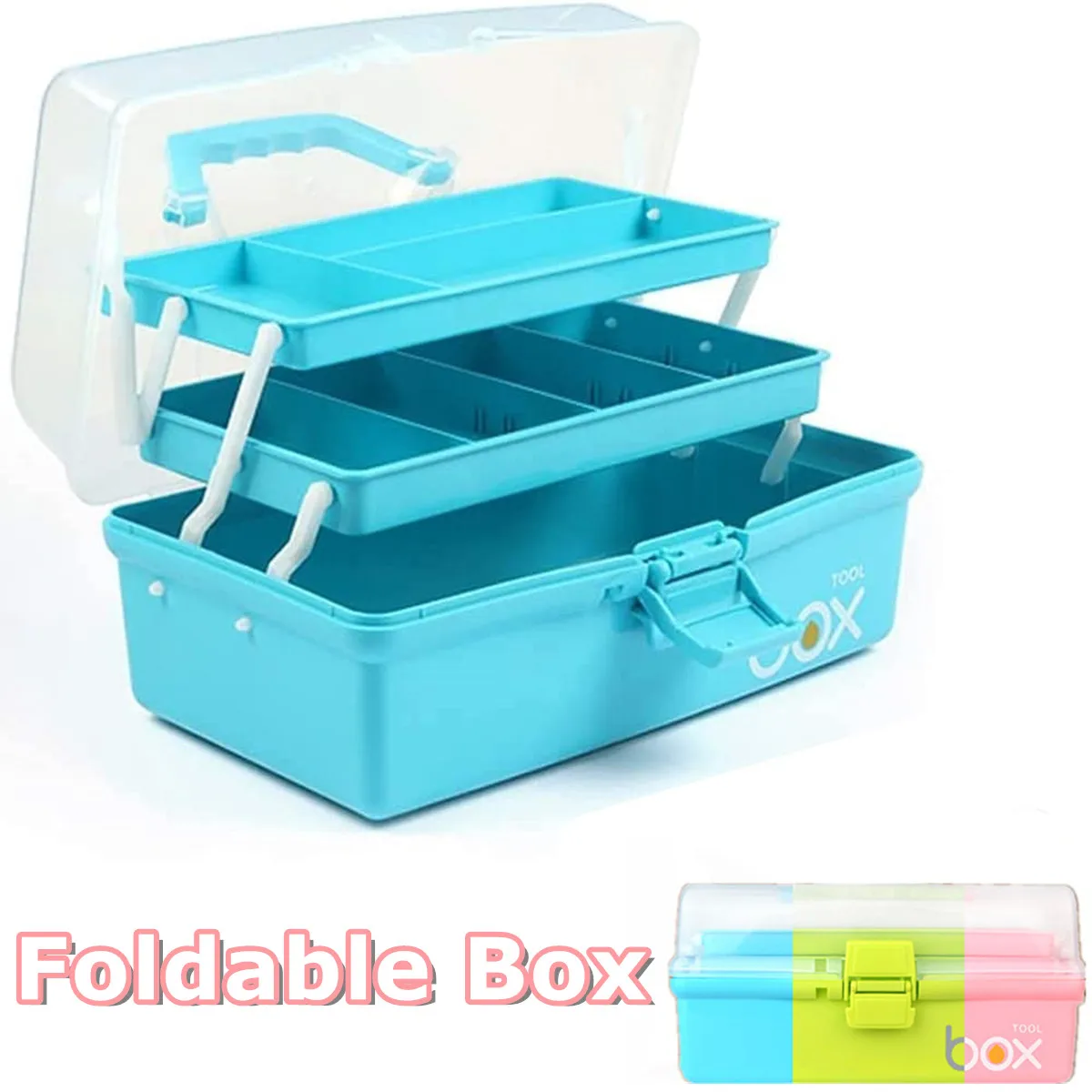 Multipurpose-Organizer-and-Portable-Handled-Storage-Box-Three-Layer ...
