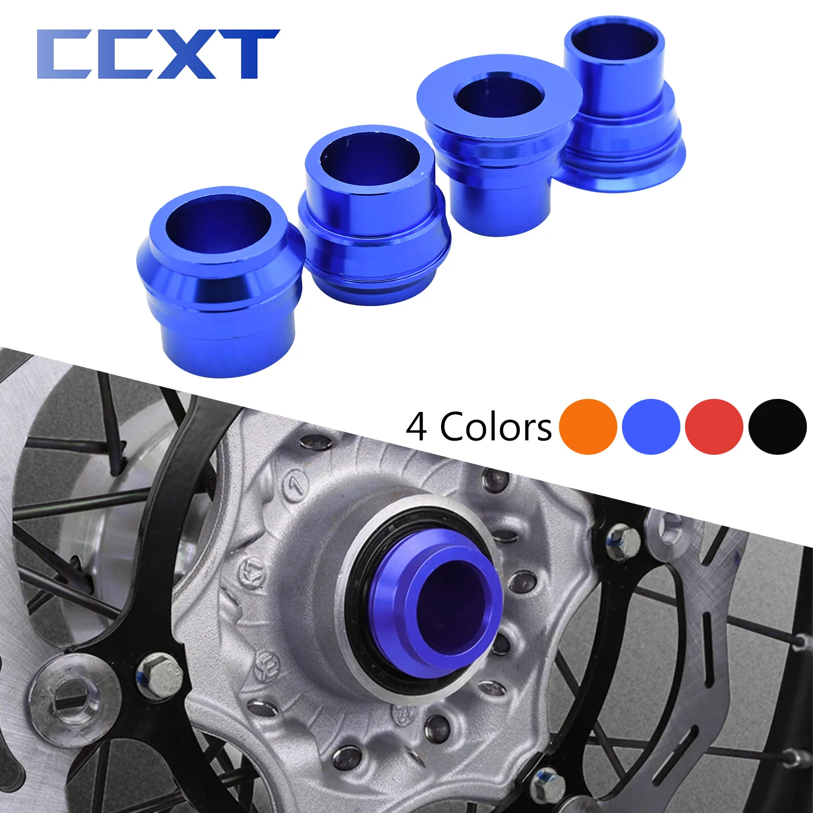 Motorcycle-CNC-Aluminum-Front-Rear-Wheel-Hub-Spacer-Kit-For-KTM-125-530 ...