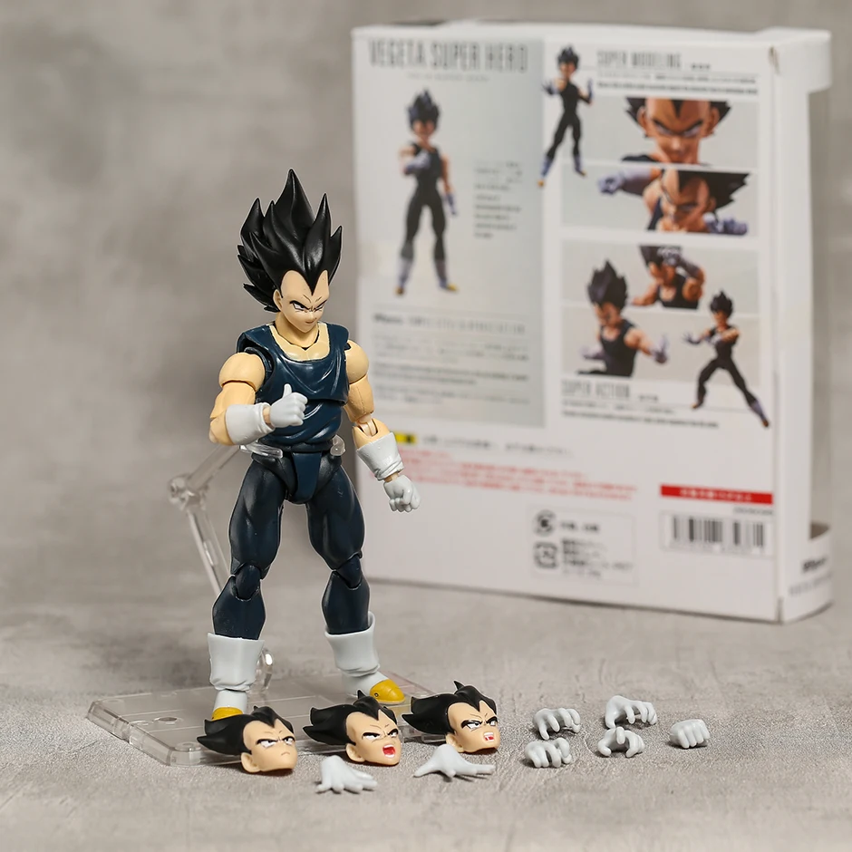 Figural Shf Dragonball Z Super Hero Vegeta / Goku Clone Version Pvc ...